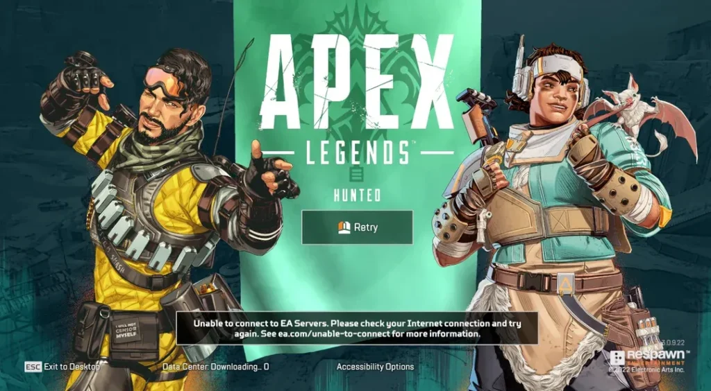 Apex Servers: how to check status and fix connection issues