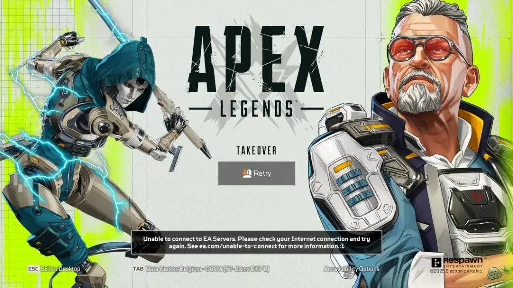 Apex Servers: how to check status and fix connection issues
