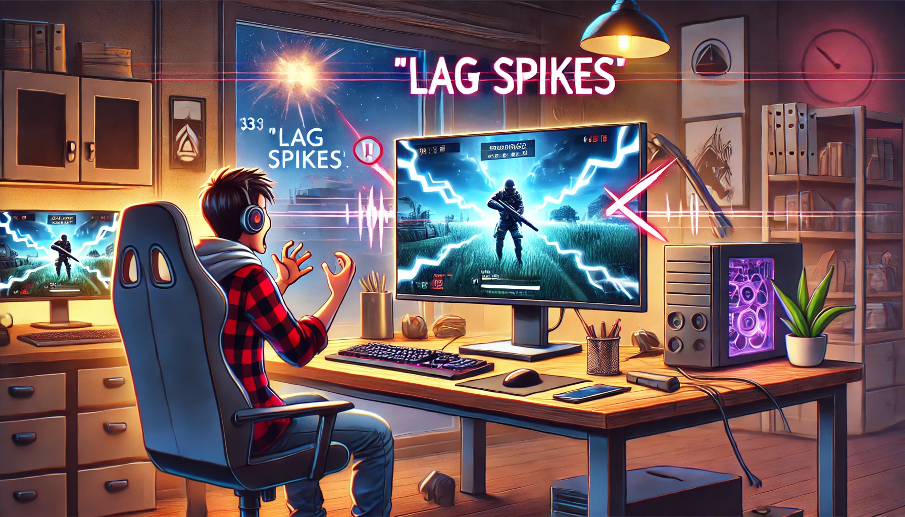 Lag spikes: how to reduce lag in online games easily