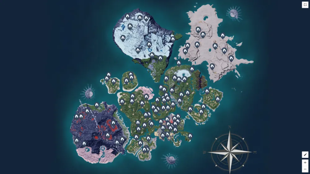 Palworld Dungeon Locations: Full Map, Loot, and Exploration Guide