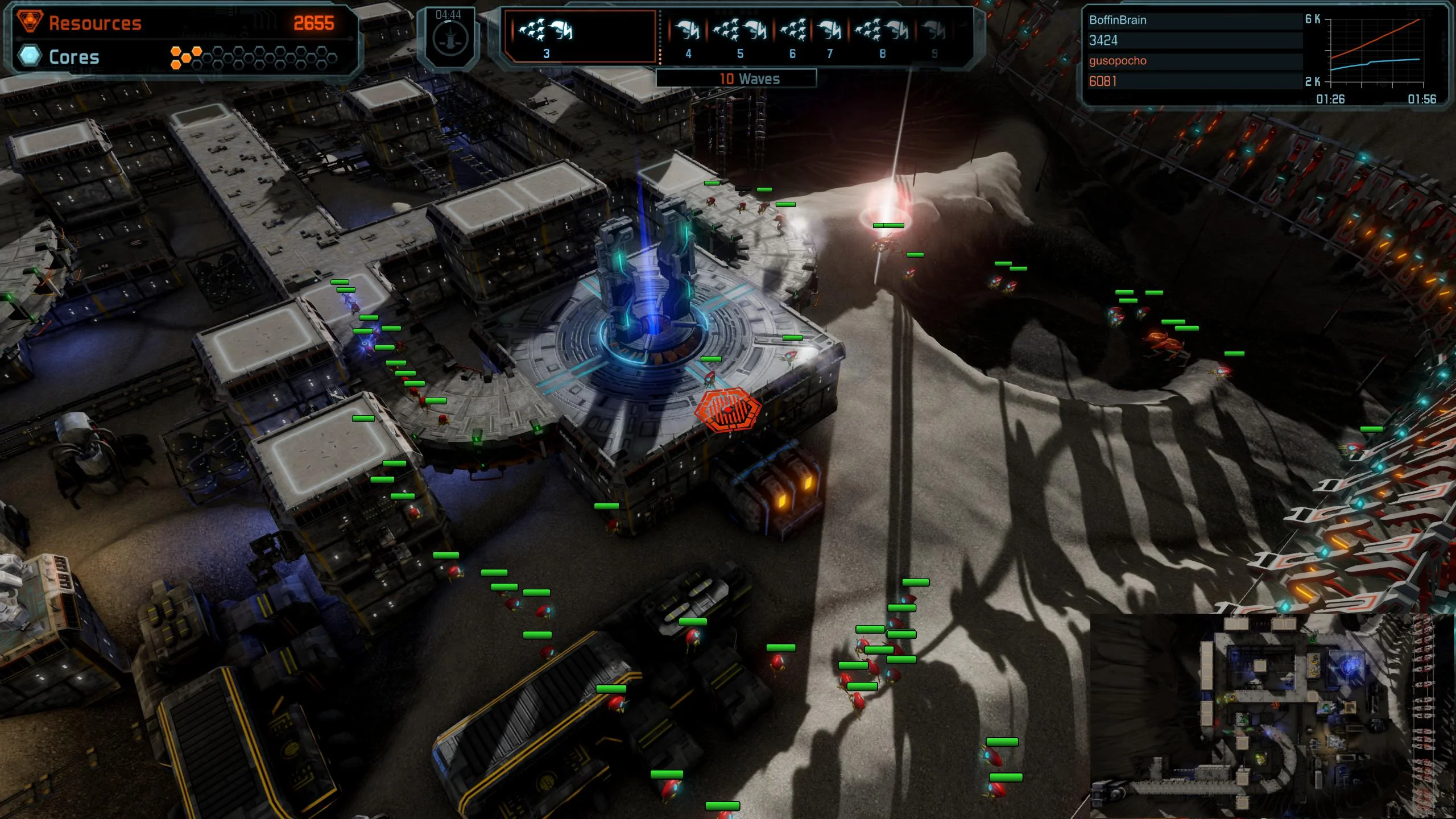 Tower Defense Tower Defense Base Building Mining Game Lumencraft Adds