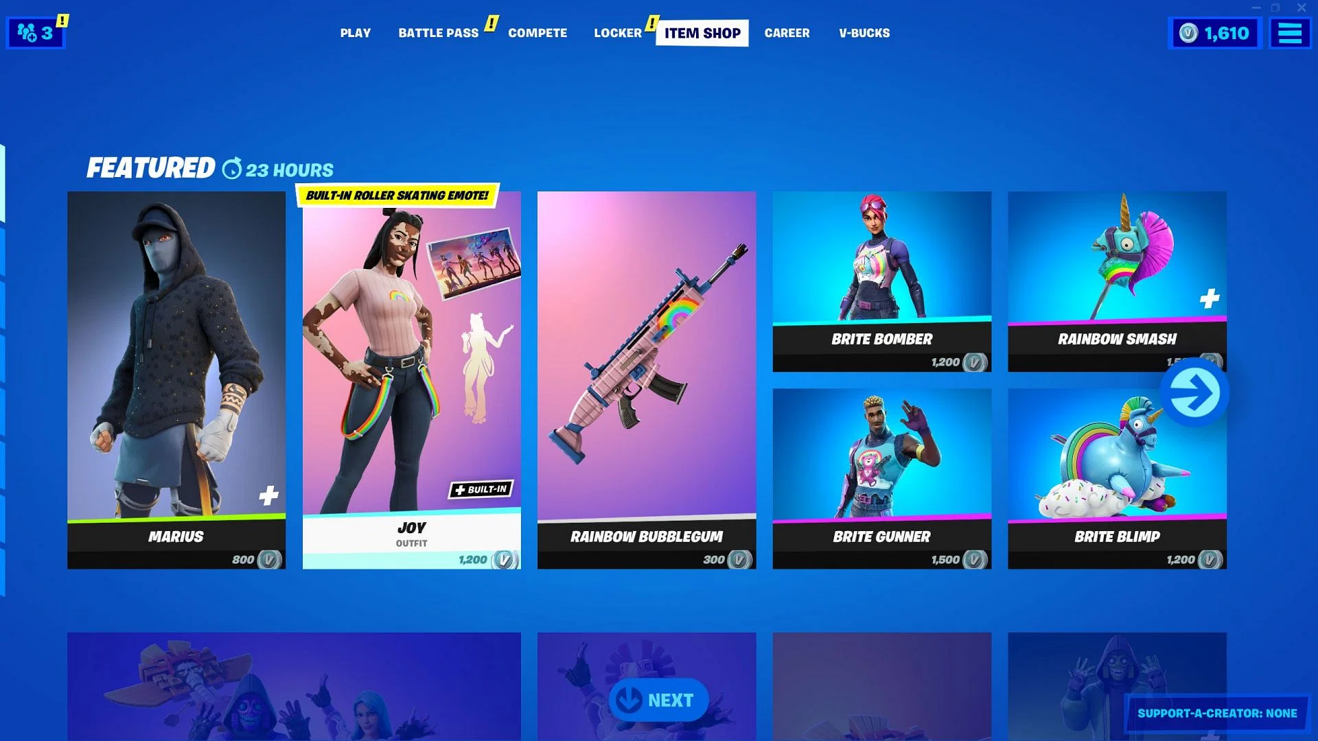 Fortnite item shop right now skins offers and today s deals