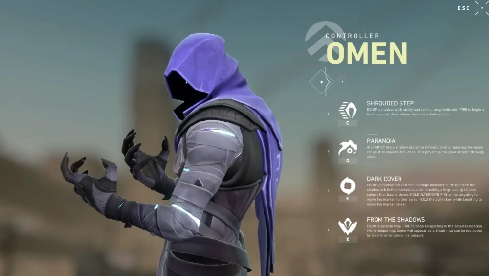 Omen Valorant: complete guide to mastering his abilities and playstyle