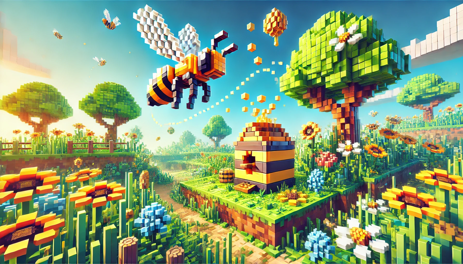 How to Farm and Use Bees in Minecraft