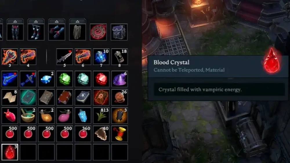 Blood Crystal V Rising: How to Get, Farm & Use Efficiently