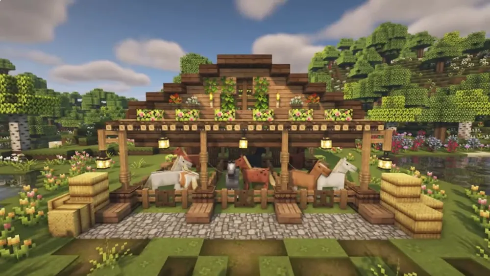 How to Build a Minecraft Horse Stable: Designs and Tips