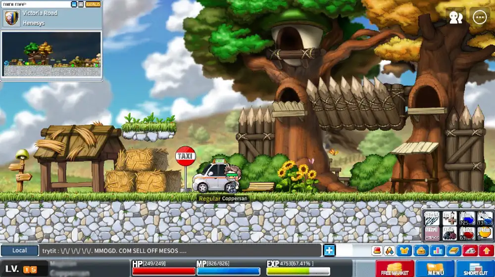 Differences between Old School MapleStory and modern version