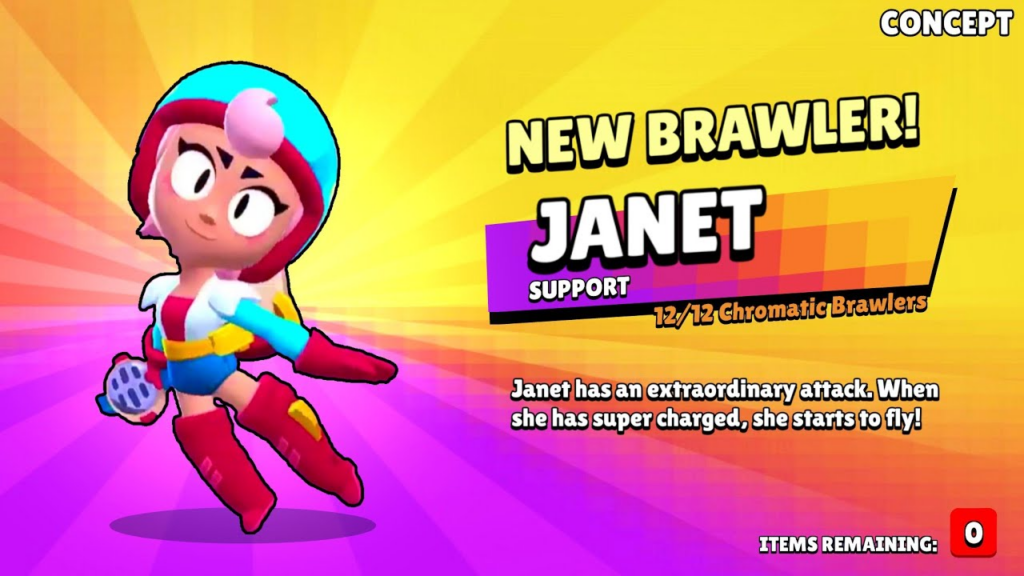 Janet Brawl Stars: How to Play the High-Flying Performer