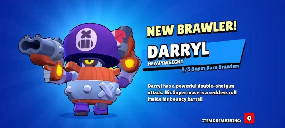 Best Darryl Build in Brawl Stars (Star Power, Gadget & Gear Guide)