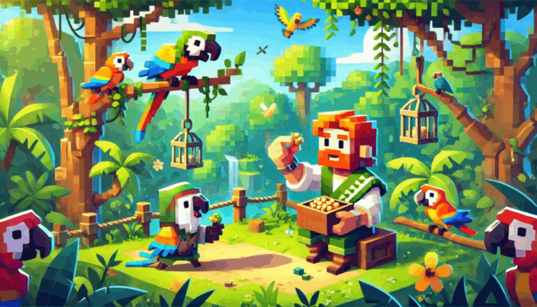Papagaio no Minecraft: como domesticar, encontrar e usar no jogo