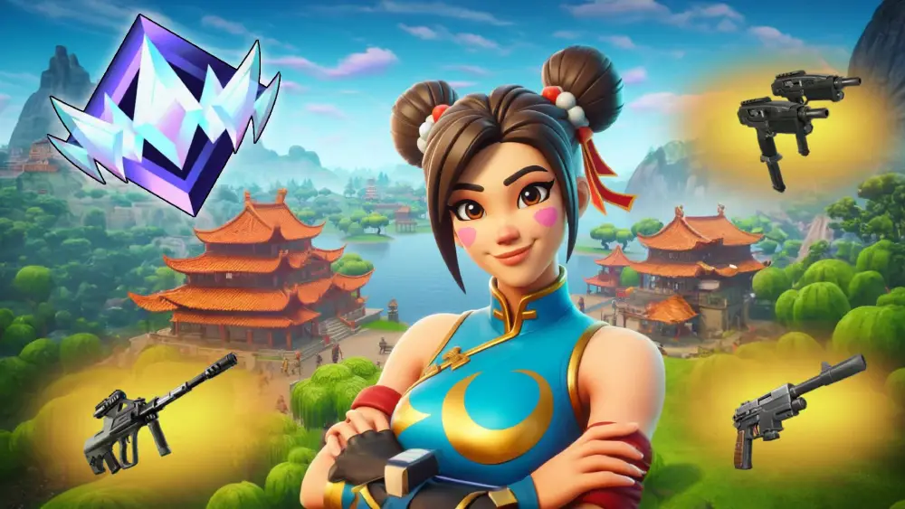 Скин Chun-Li в Fortnite: Легенда Street Fighter в битве