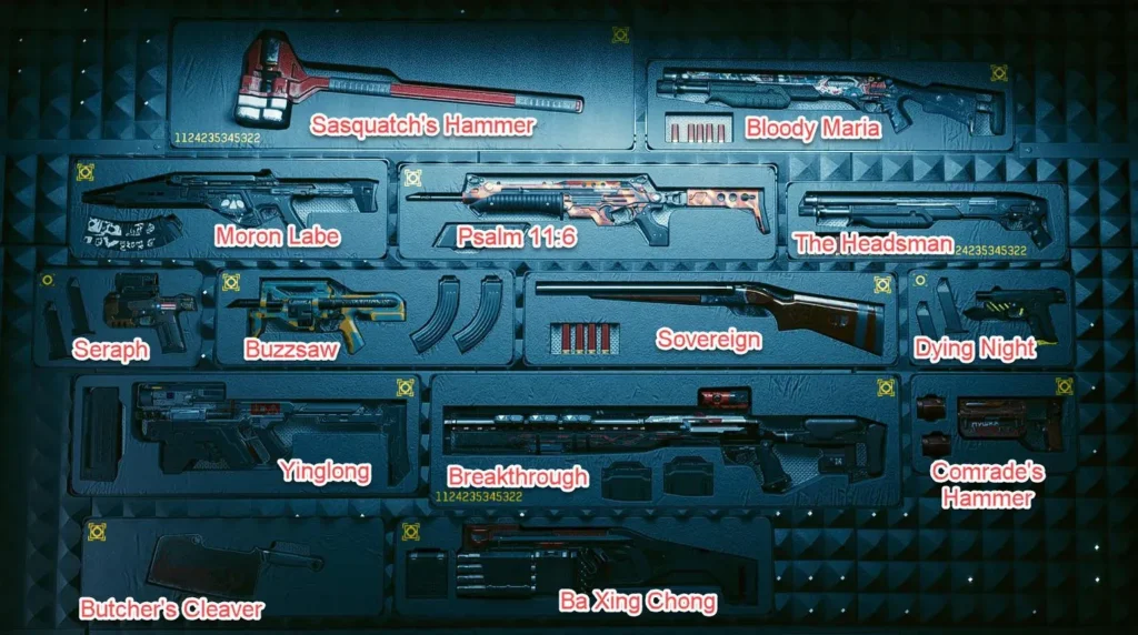The Power of Cyberpunk 2077 Iconic Weapons