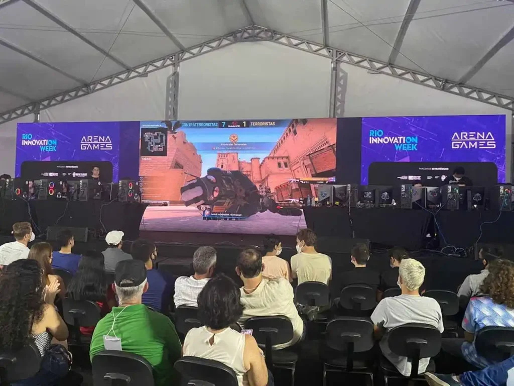 Rio Innovation Week recebe campeonato de CS2 em um navio