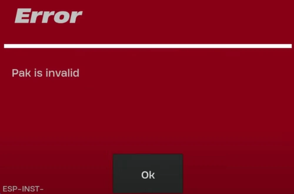 Fortnite Error Pak Is Invalid: Complete Fixes and Guide