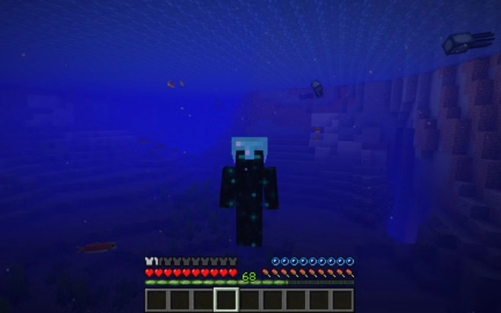 Чары Respiration в Minecraft: как дольше находиться под водой