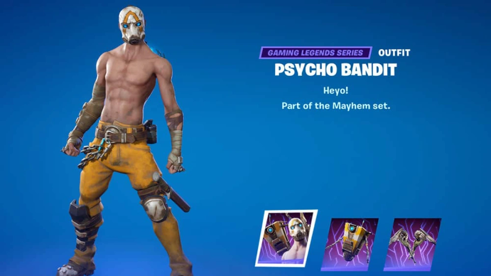 Psycho Bandit Fortnite: How to Get the Rarest Borderlands Skin