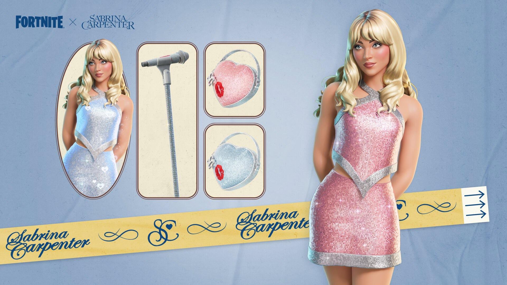 Sabrina Carpenter Fortnite: Official Release and Skin Details