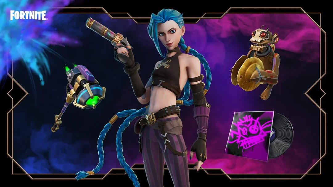 Arcane Fortnite: Guia Completo das Skins da Jinx e Vi
