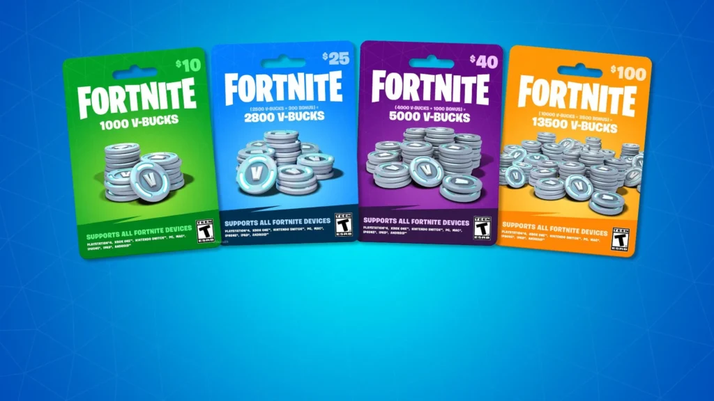 بطاقة V-Bucks في Fortnite: كيفية الاستخدام والاسترداد