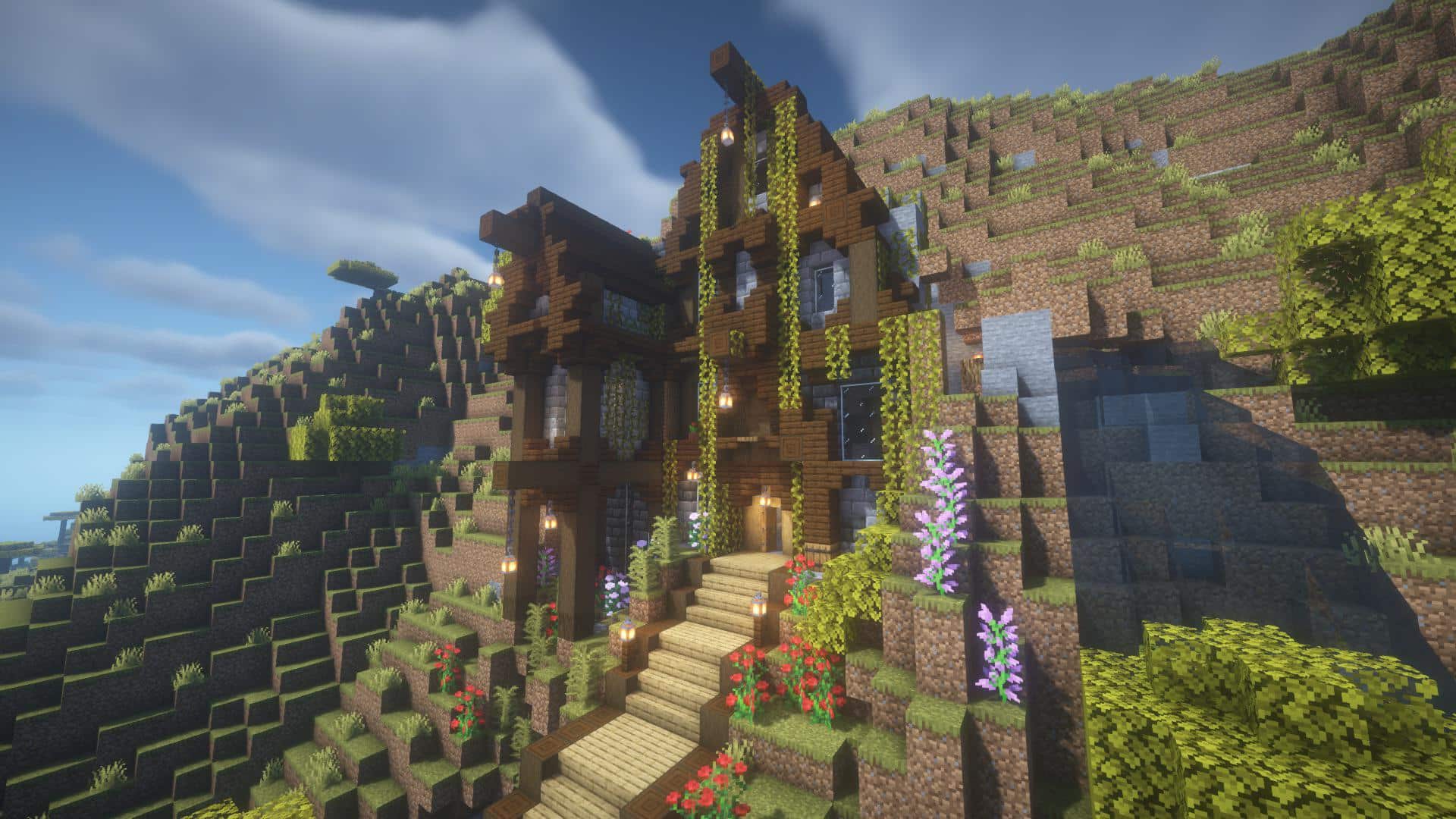 How To Build A Minecraft Mountain House In 7 Steps