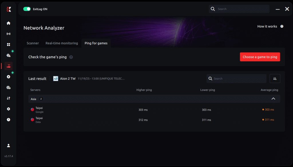 How to Reduce High Ping in Aion 2 with ExitLag