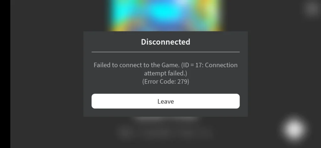 Roblox ошибка 279: причины и решения
