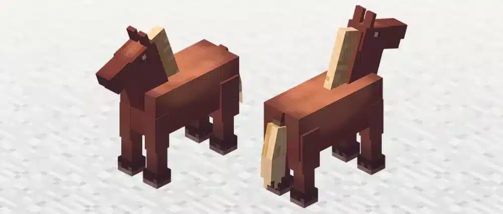 Cómo criar caballos en Minecraft