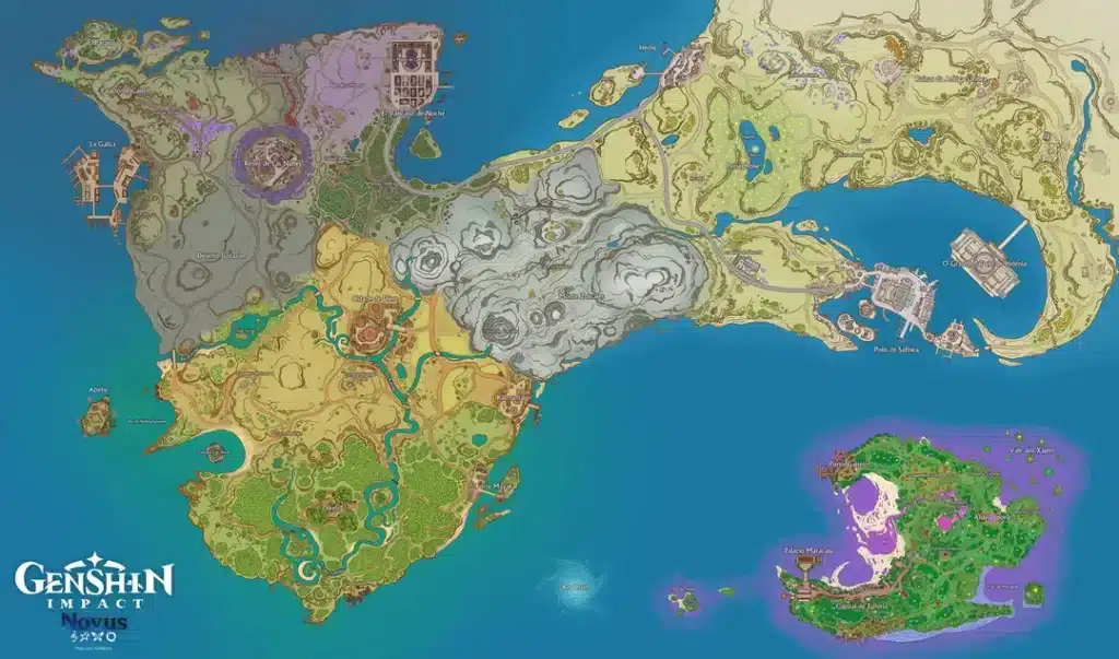 Genshin Impact Map: Complete Guide to the World of Teyvat