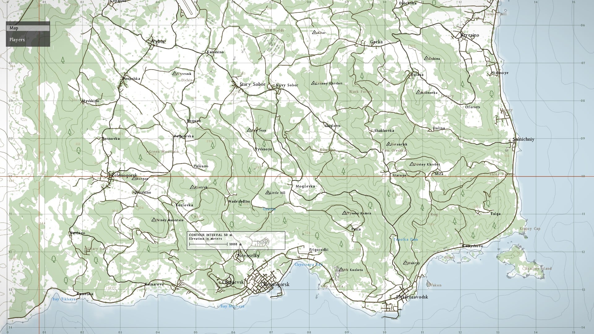 Map of DayZ Standalone: Everything You Need to Know