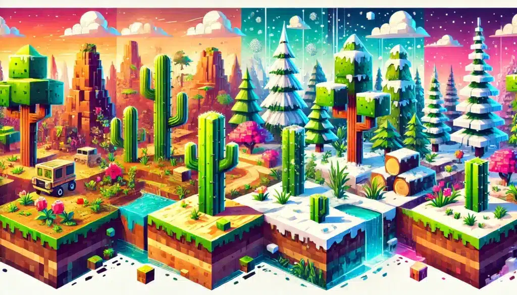 Biomas no Minecraft: explorando cada ambiente e seus recursos