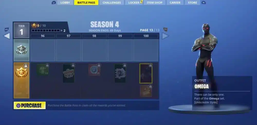 Omega Fortnite: легендарный скин Battle Pass и его эволюция