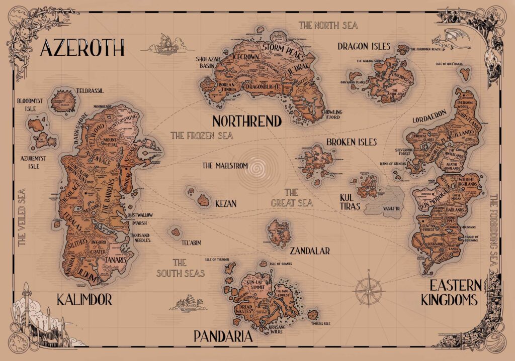 World of Warcraft Map: A Complete Guide to Azeroth