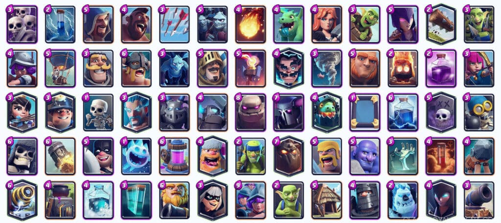 بطاقات Clash Royale: دليل كامل لكل لاعب