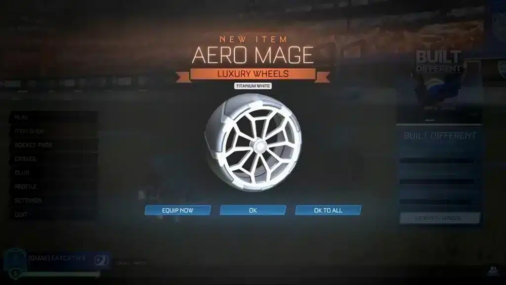 Aero Splash Rocket League: pack, price, and how to unlock it