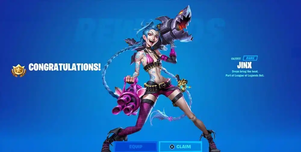 Jinx Fortnite Skin: كل ما تحتاج معرفته
