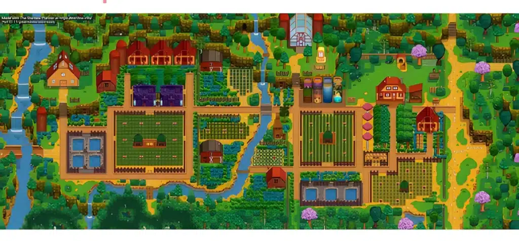 Stardew Valley Farm Layout: 🌱Best Layouts, Tips, & Types🌱