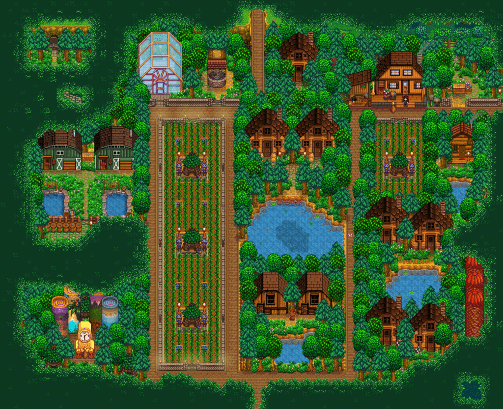 Stardew Valley Farm Layout: 🌱Best Layouts, Tips, & Types🌱