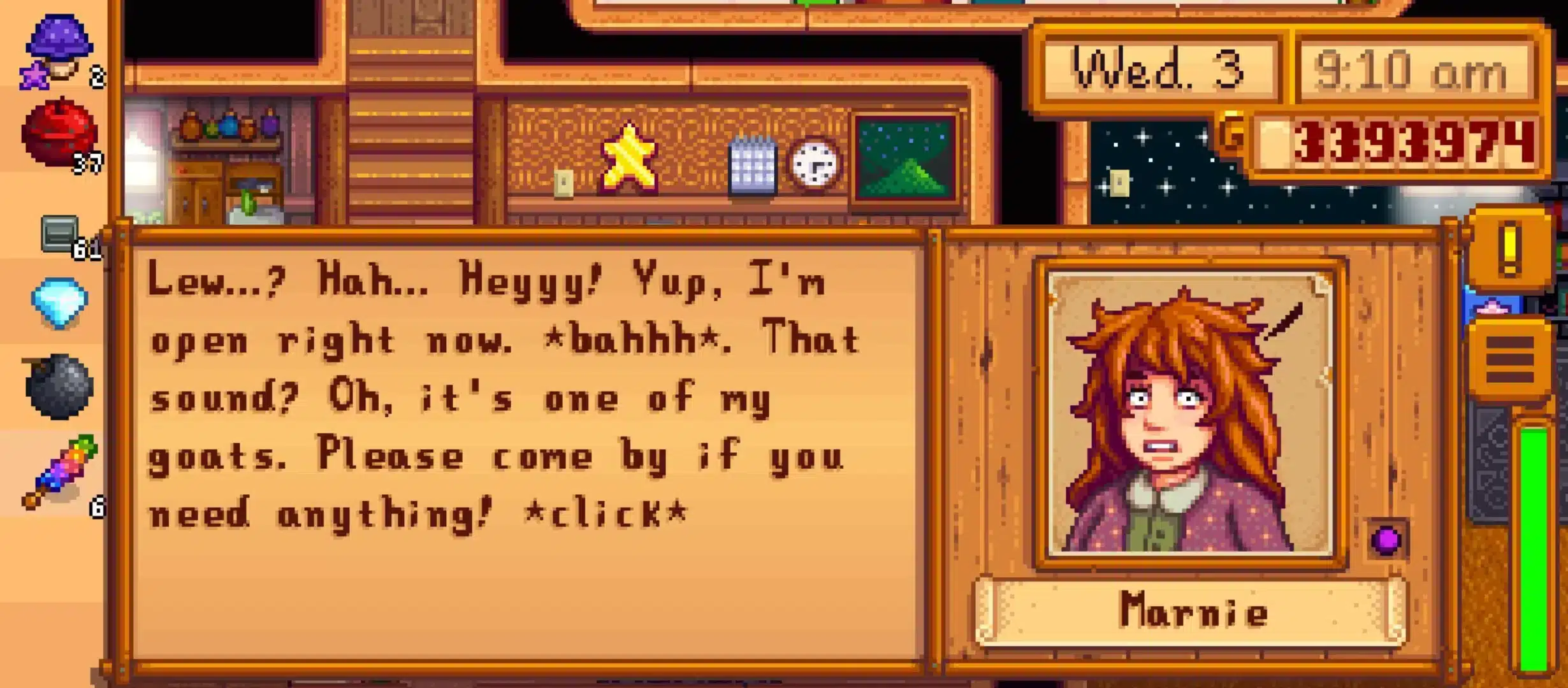 Stardew Valley Marnie: 🐄Gifts, Heart Events & Ranch🐄